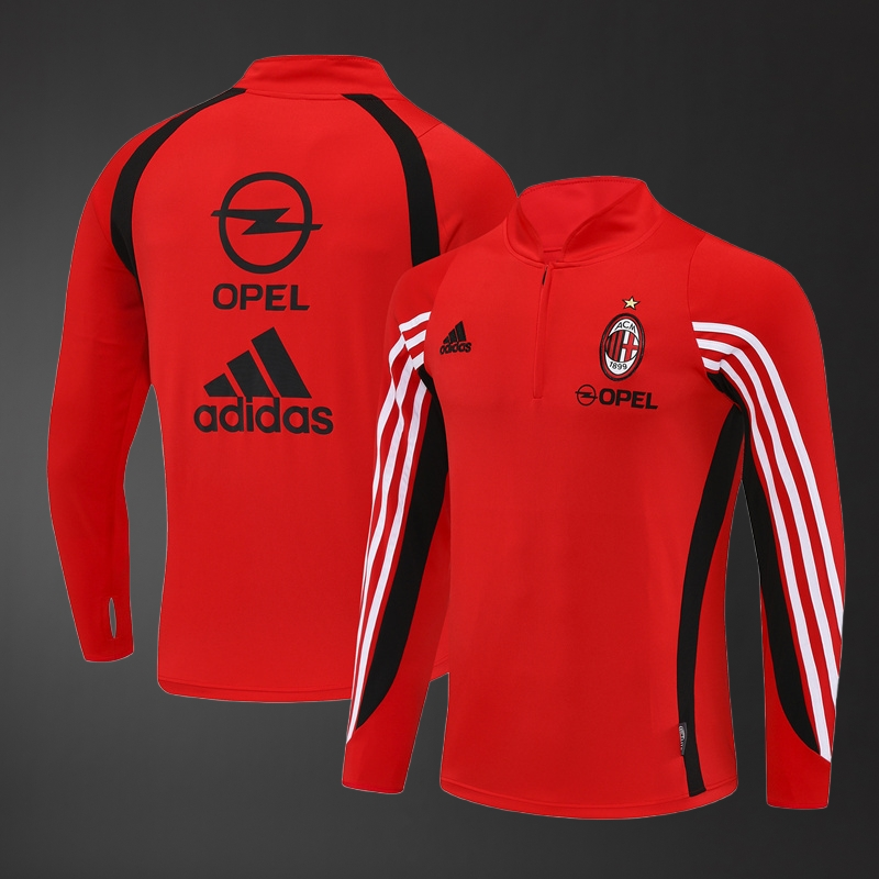 AC Milan 03/04 Adult Retro Red Training Tracksuits
