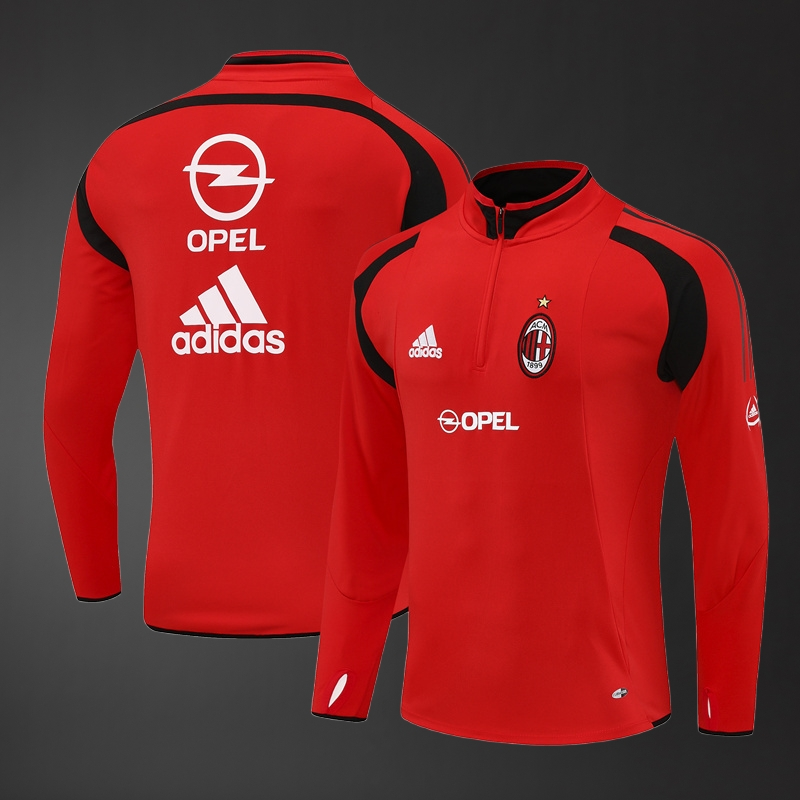 AC Milan 04/05 Adult Retro Red Training Tracksuits