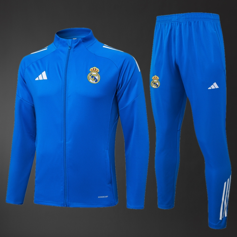 Real Madrid 25/26 Adult & Kids Blue Training Jacket kit