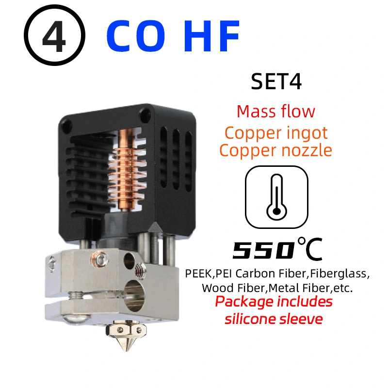 Mellow All Metal DIY NF-Crazy Hotend V6 Copper Nozzle For Ender 3 CR10 ...