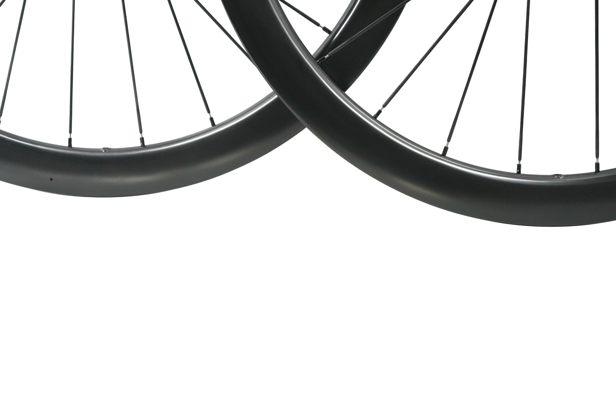 Carbon spokes Extralite built tubeless wheel set 24H/24H