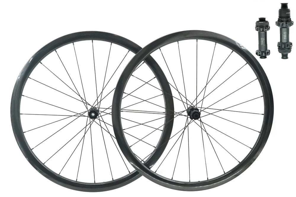 Hyper Disc 30mm(wide) DT180EXP built tubeless wheel set 24H/24H