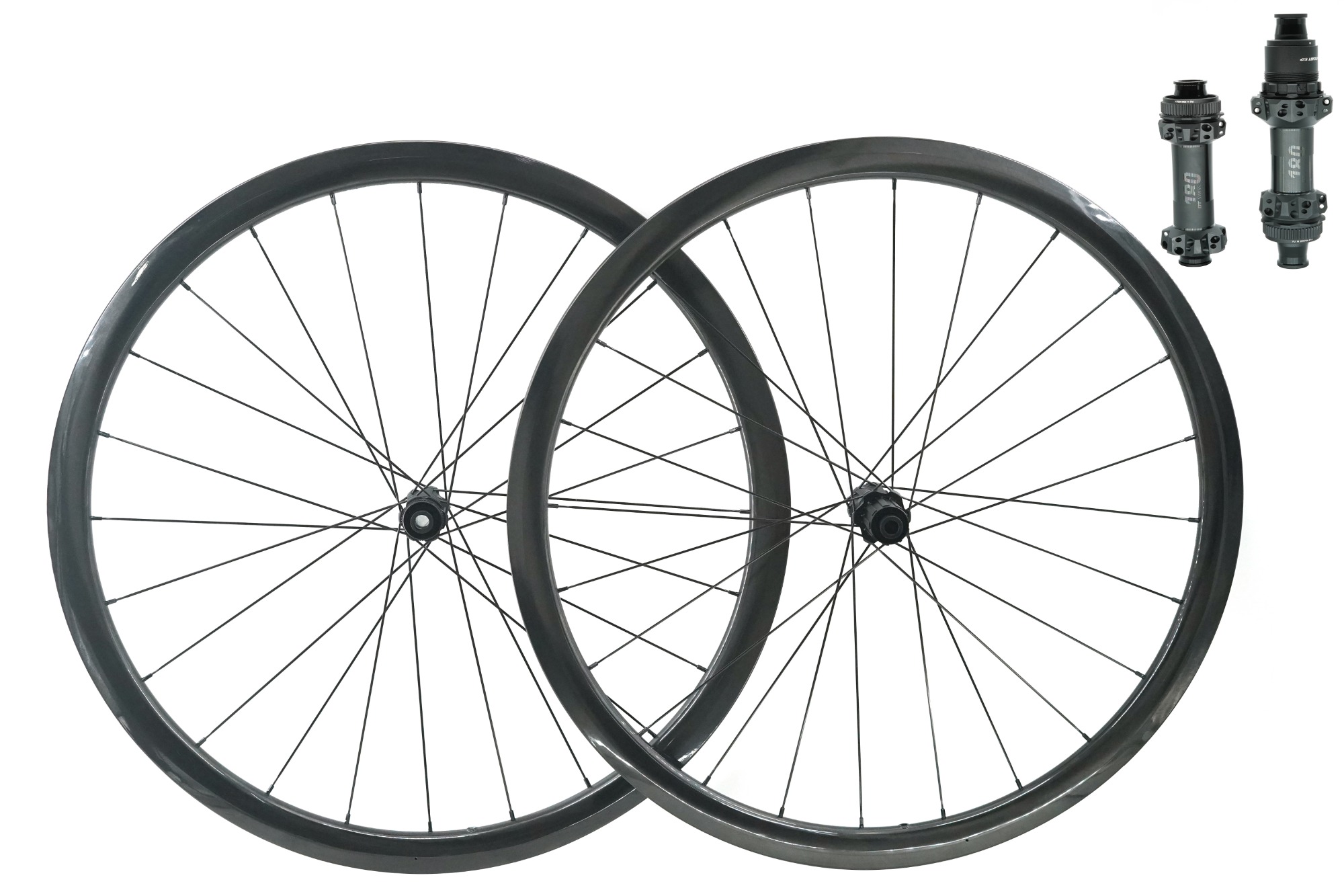 Hyper Disc 26mm(wide) DT180EXP built tubeless wheel set 24H/24H