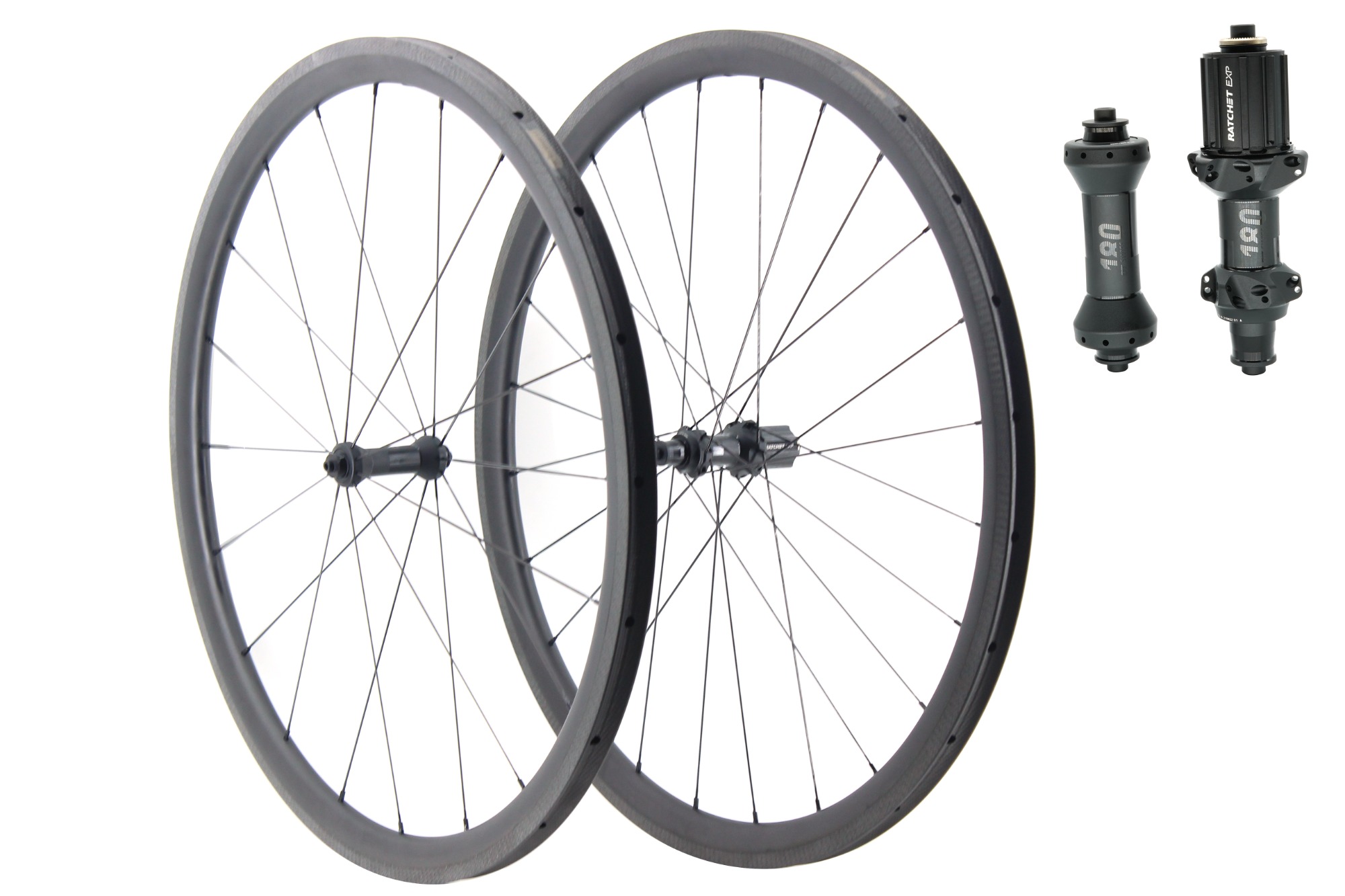 Kaze 26mm(wide) DT180 Exp built Tubular wheel set 20H/24H