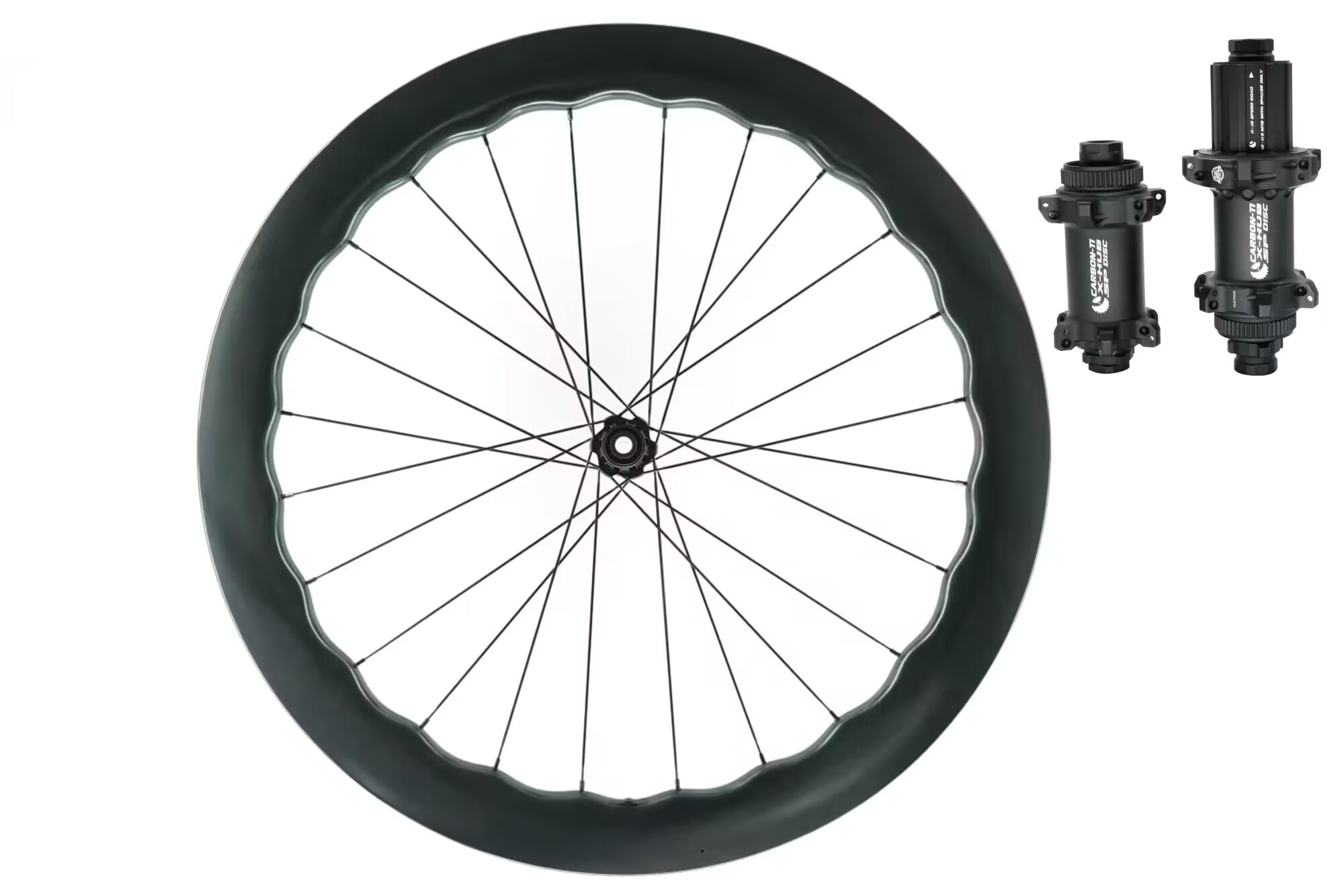 2023 New wave road disc brake wheels Carbon-ti hub