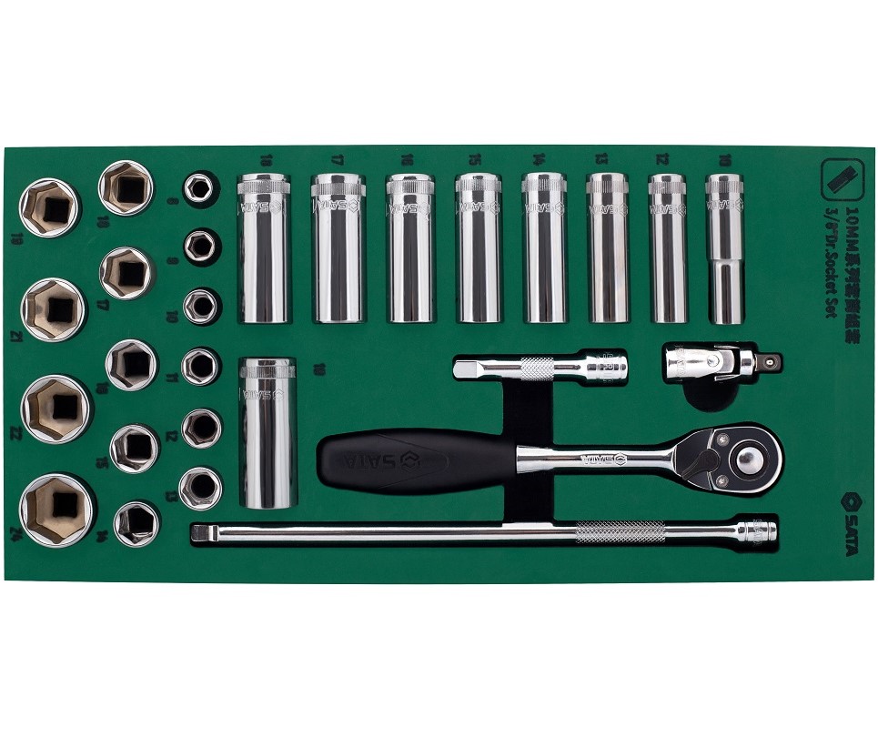 09902 SATA 28Pc. 3/8" Dr. Socket Set
