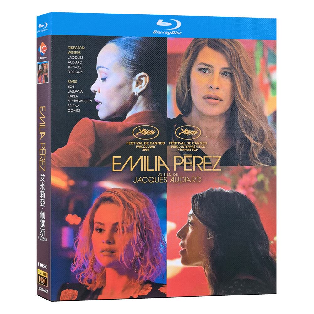 映画日本語字幕『エミリア・ペレス』ブルーレイ1-DISC[Blu-ray-BOX]高画質海外盤正規品