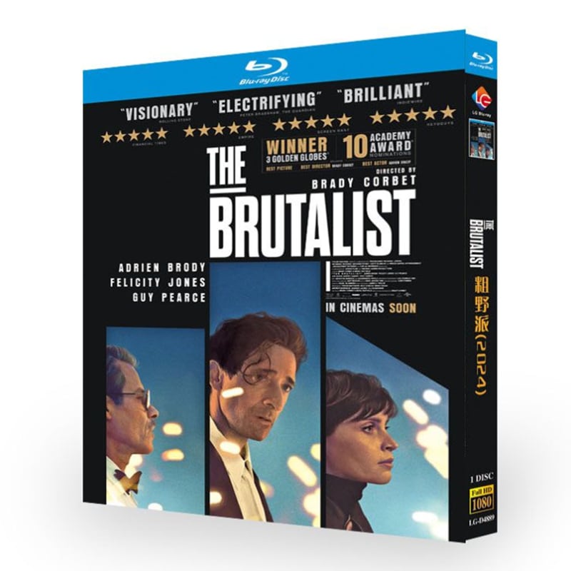 映画『ブルータリスト』ブルーレイ1-DISC[Blu-ray-BOX]高画質海外盤正規品