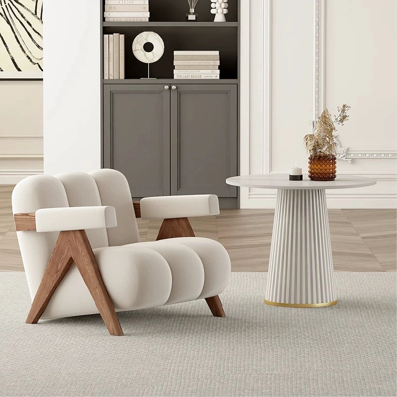 PF IDEALHOME – Stylish Lounge Chair with Foam Cushioning