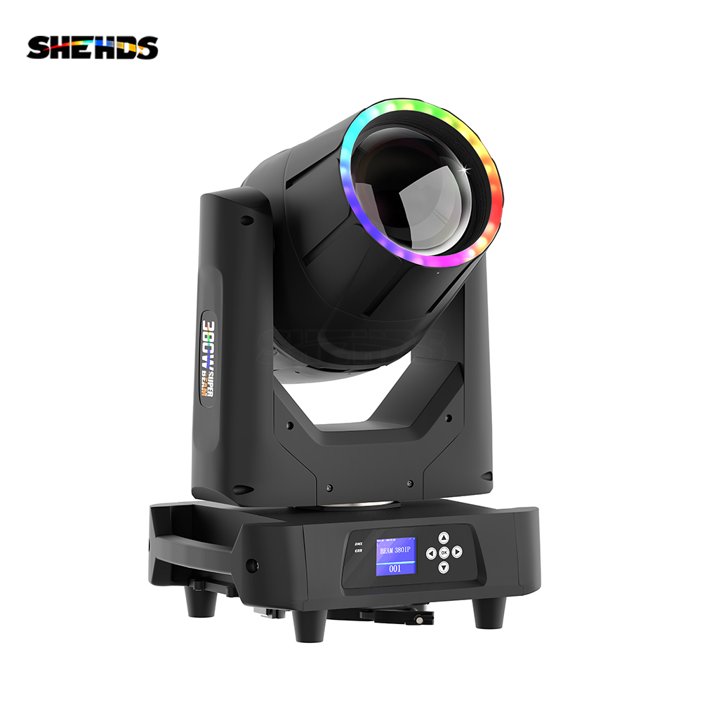SHEHDS GalaxyJet (Bulb) Waterproof IP65 380W 19R Beam Moving Head Lighting With Ring Effect For ...
