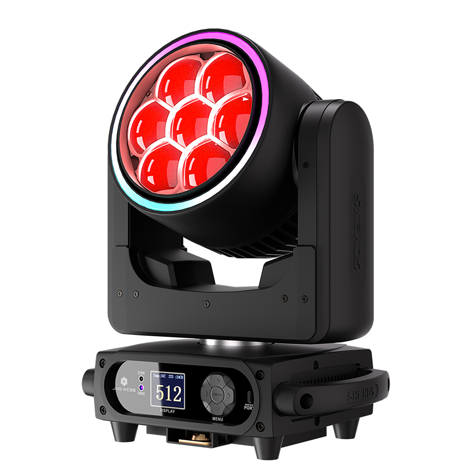 SHEHDS LED Beam+Wash Bees Eyes 7x40W RGBW Zoom Light