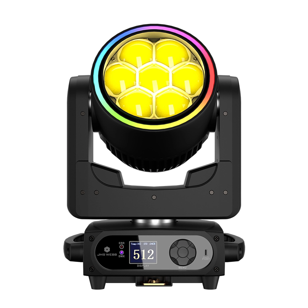 SHEHDS LED Beam+Wash Bees Eyes 7x40W RGBW Zoom Light