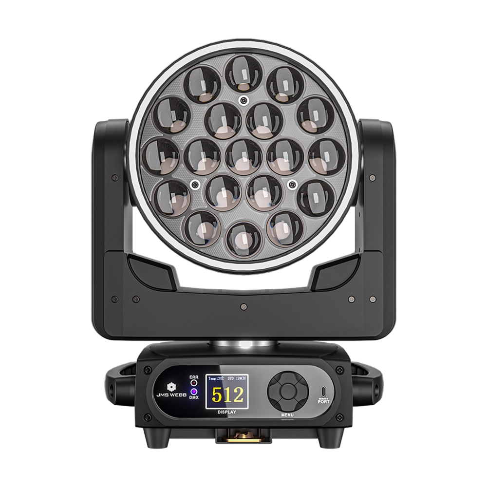 SHEHDS LED Beam+Wash 19x15W RGBW Zoom Lighting For Musical Theater ...
