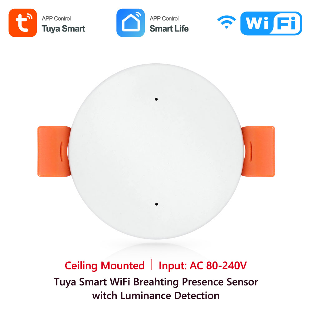 Tuya Smart WiFi Breathing Presence Sensor - Ceiling Mounted, mmWave ...