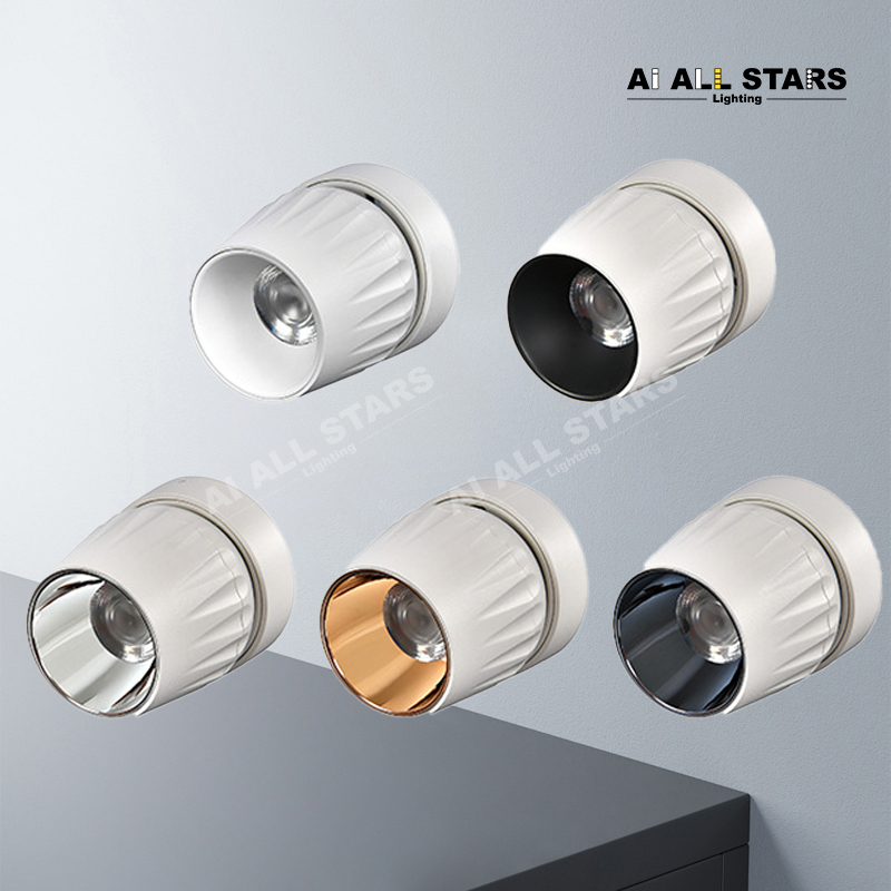 AS-3116 360° Horizontal rotation Indoor Adjustable Fixture Spotlight