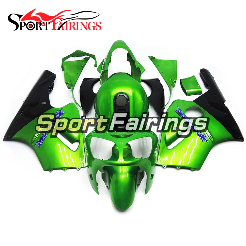 Fairing Kit Fit For Kawasaki ZX12R 2000 2001 -Green Black Elf