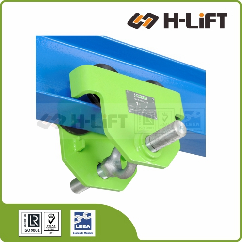 Push Travel Trolley, Plain Beam Trolley, Push & Geared Travel Trolley