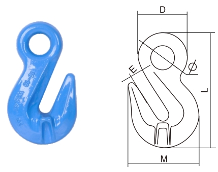 Grade 100 Eye Cradle Grab Hook EGK type
