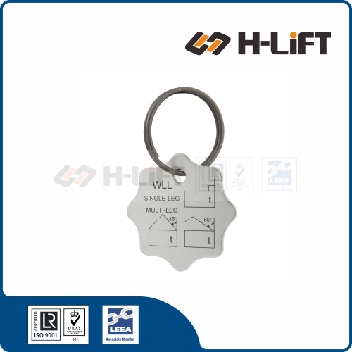 Chain Sling Identification Tag, Chain Sling Tag