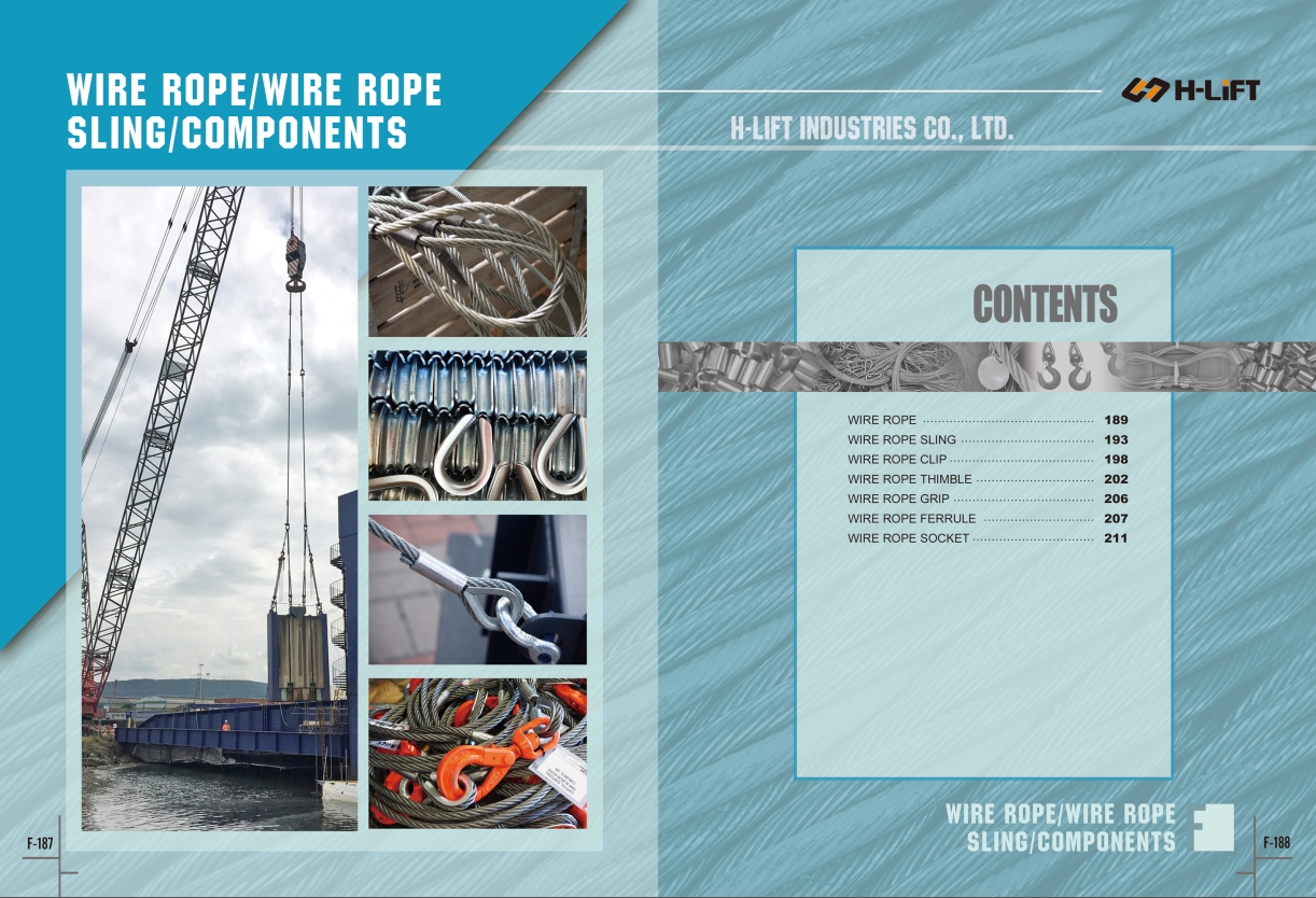 H-Lift Wire Rope,Wire Rope Sling and Wire Rope Fittings
