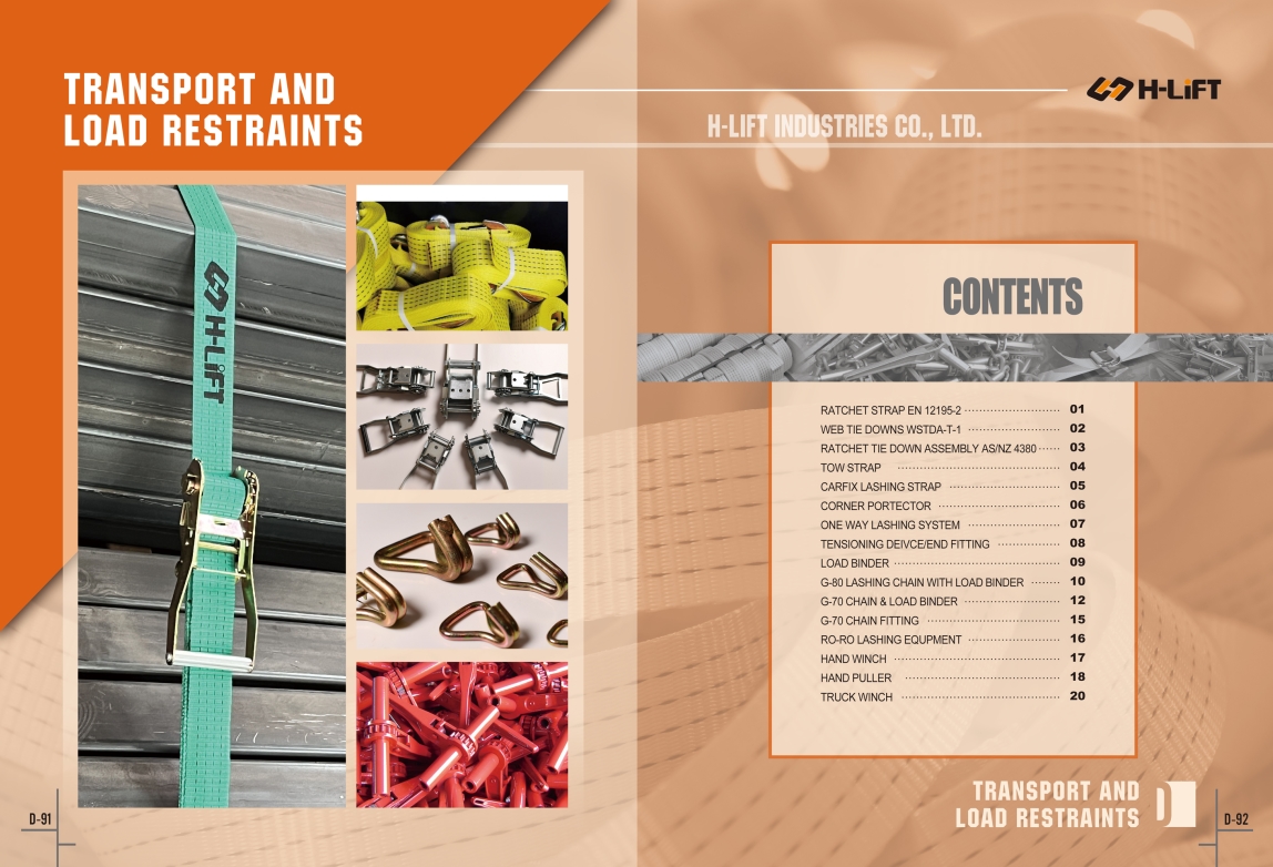 H-Lift Transport and Load Restraints