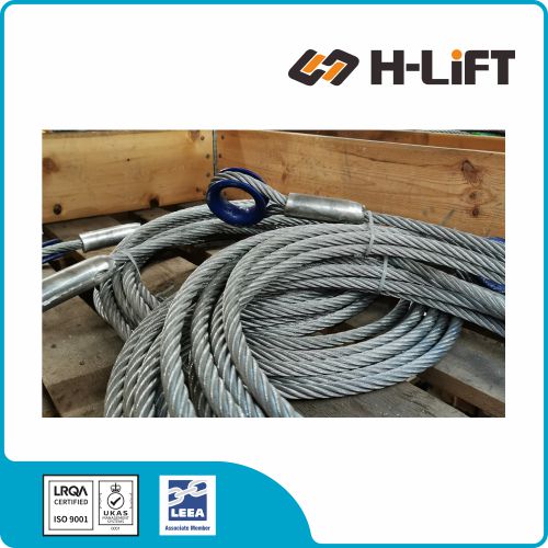 Container Wire Rope | Truck Winch Cables with Round Thimble - H-Lift