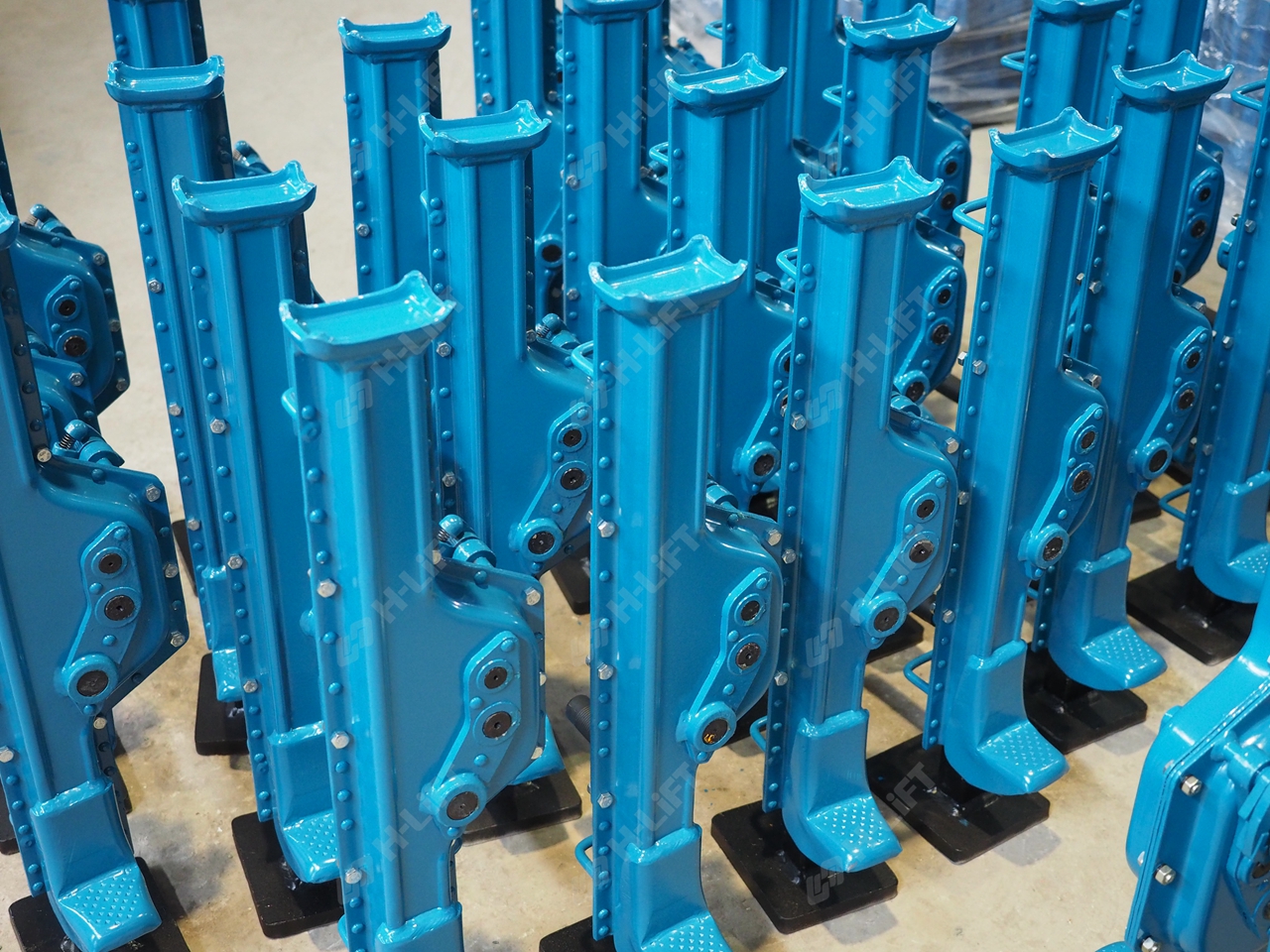Top Rack Jack, Mechanical Rack Jack, Rack and Pinion Jack