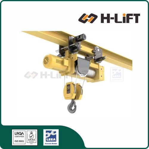 Standard Headroom Wire Rope Hoist WHTB type, Electric Wire Rope Hoist