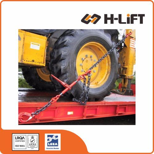 Grade 80 Lashing Chain with Ratchet Load Binder, Chain Lashing