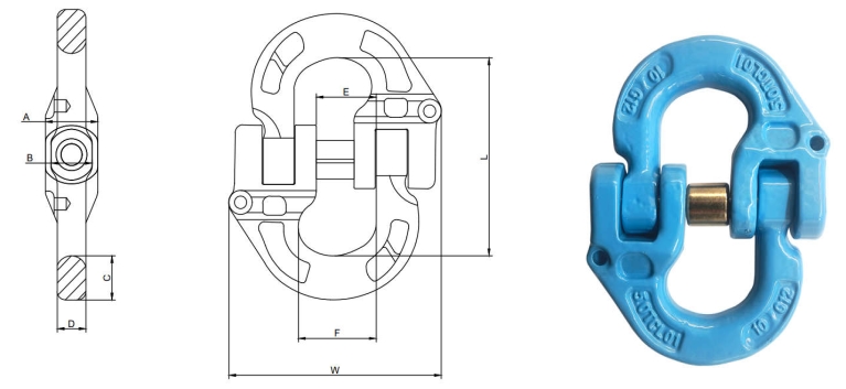 Grade 120 Connecting Link CNL type