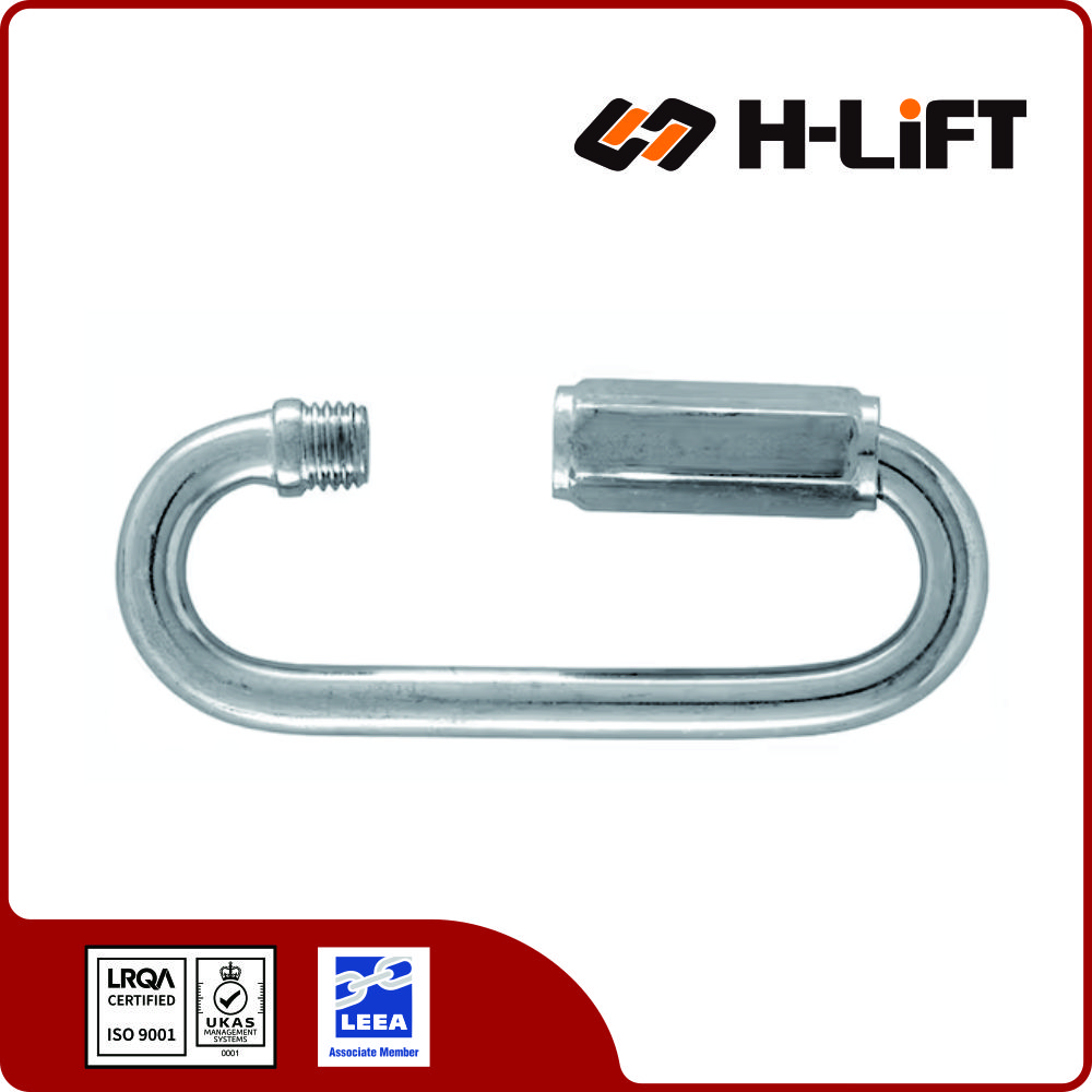 Quick Link Wide Jaw Zinc Plated | Large Opening - H-Lift