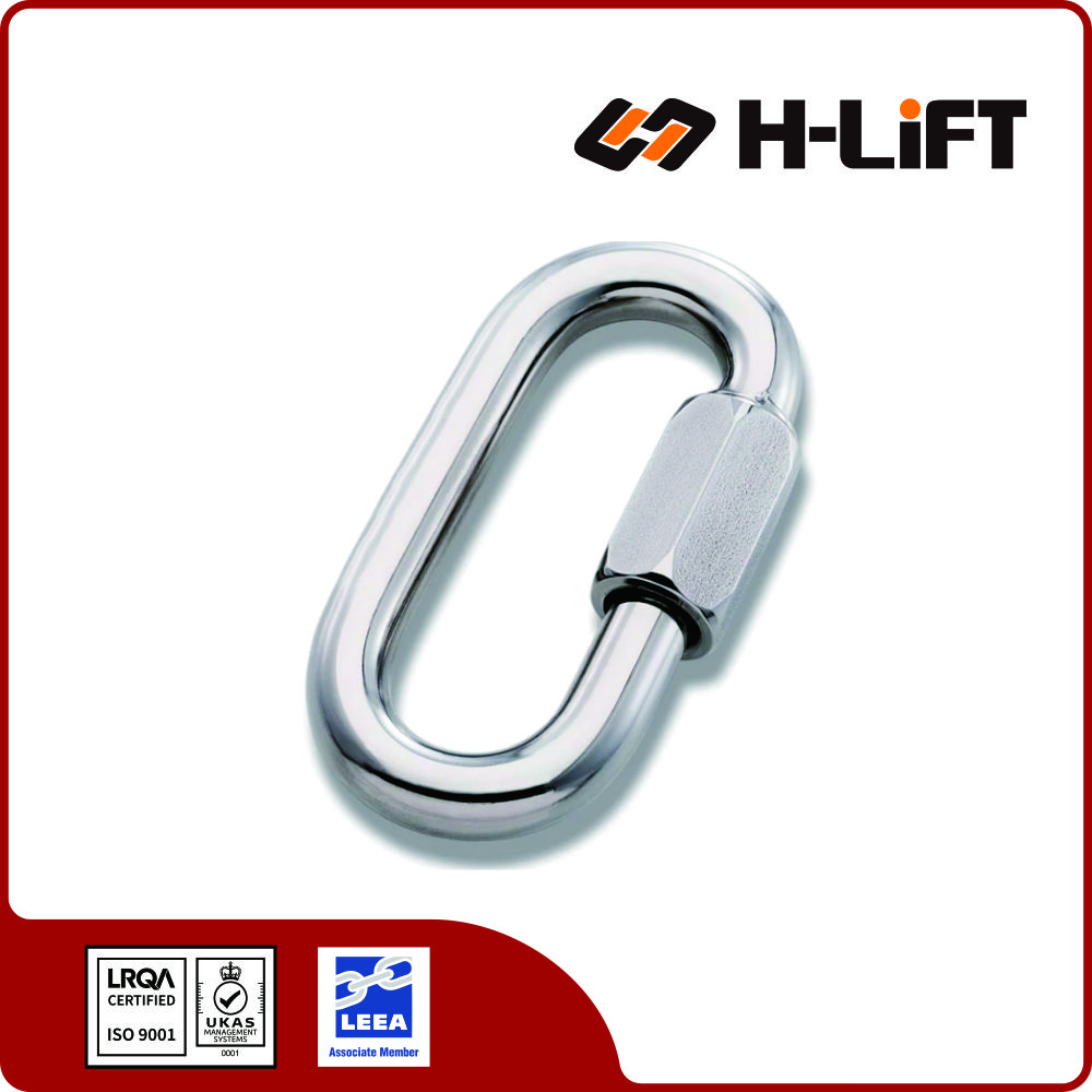 Quick Link Wide Jaw Zinc Plated | Large Opening - H-Lift