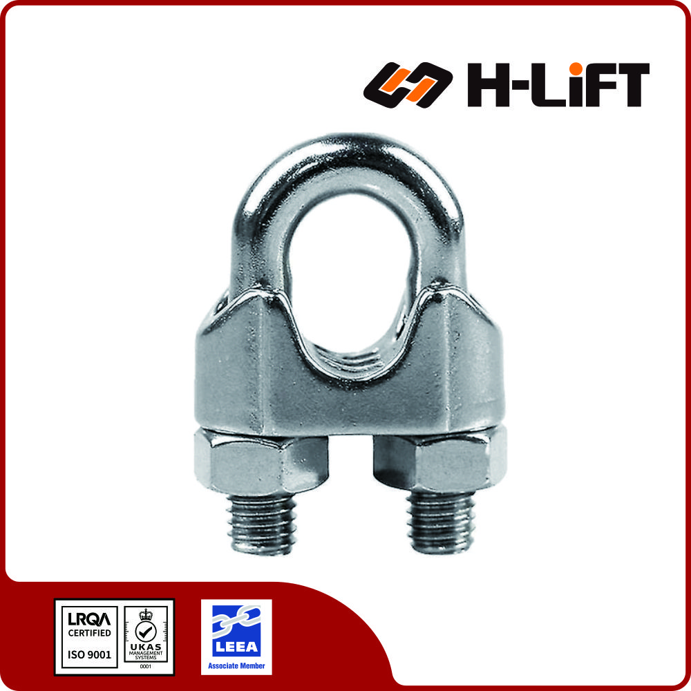 Stainless Steel Wire Rope Clip JIS Type | AISI 304/316 Cable Grip