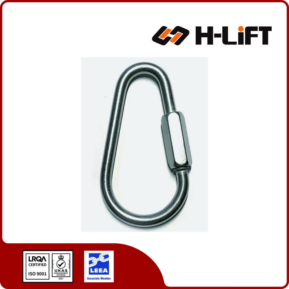 Stainless Steel Pear Quick Links | Pear Shaped Maillon (AISI 316)