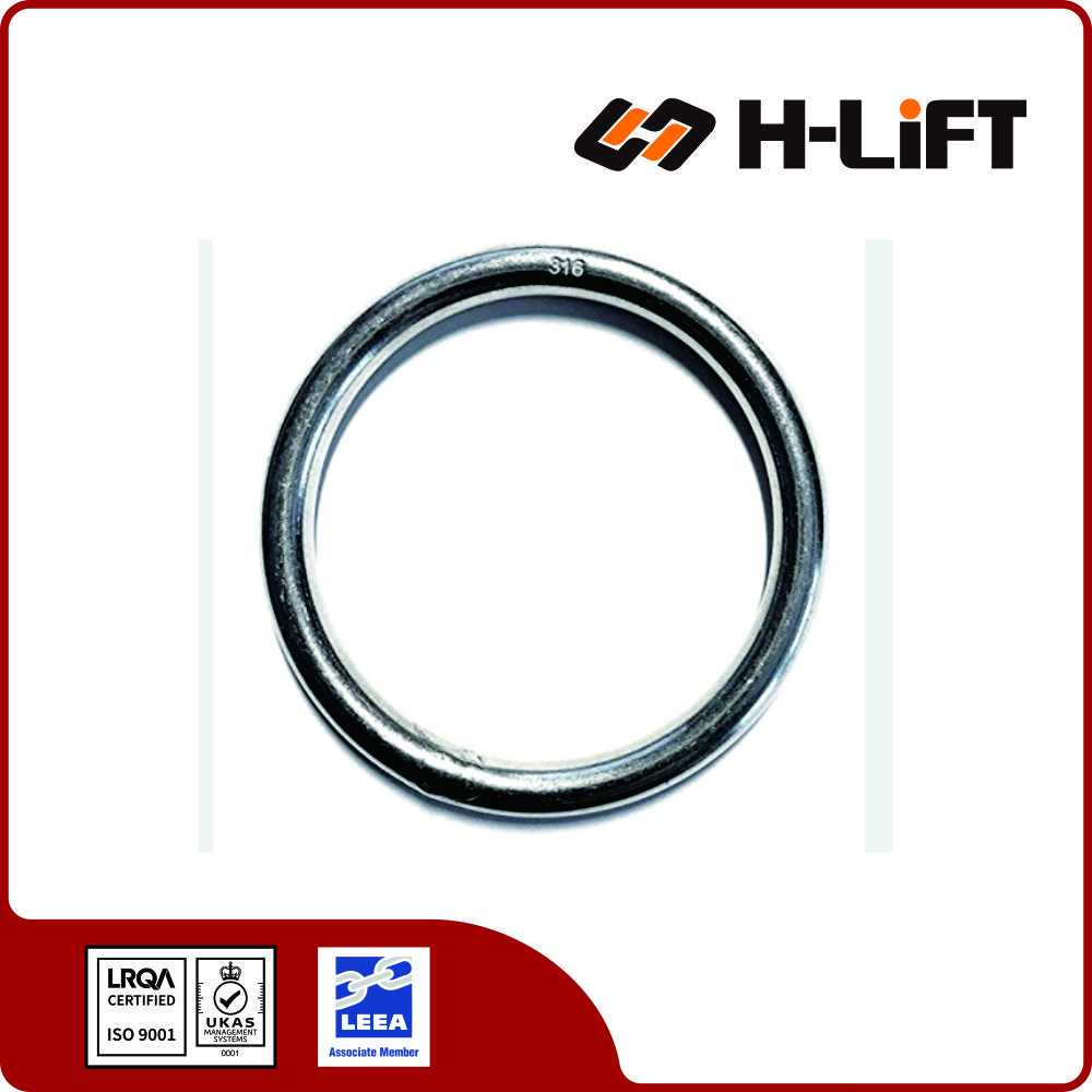 Stainless Steel Welded Round Ring | Marine O-Rings - H-Lift