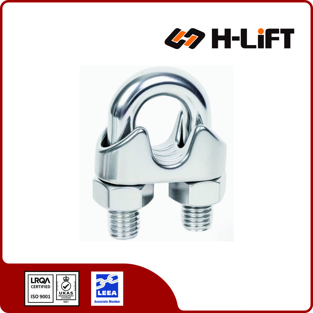Stainless Steel US Type Wire Rope Clips | Drop Forged Heavy Duty
