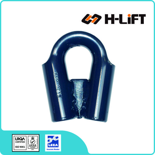 Tube Thimble with Gusset | Heavy Duty Reinforced Eye - H-Lift