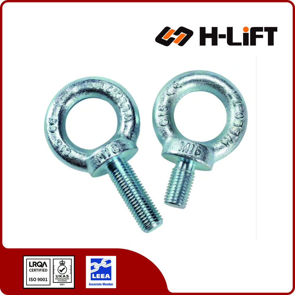 DIN 580 Lifting Eye Bolts | Metric Carbon Steel (C15E) - H-Lift