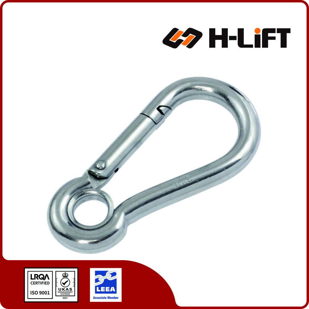 Stainless Steel Snap Hooks | Marine Grade Carabiners (AISI 316) - H-Lift