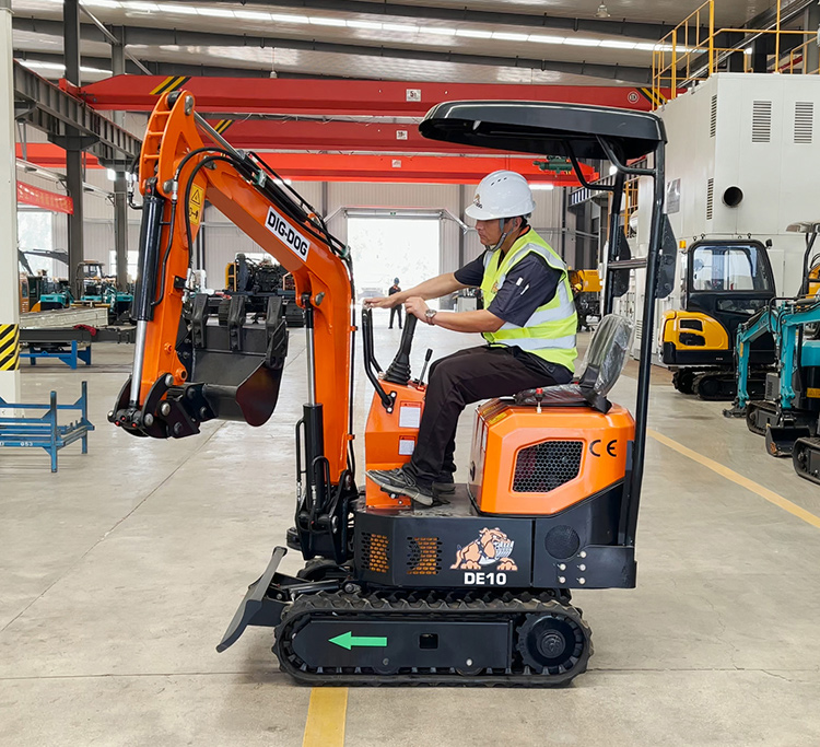 DIG-DOG DE10 - 1 Ton Mini Excavator for Narrow Spaces