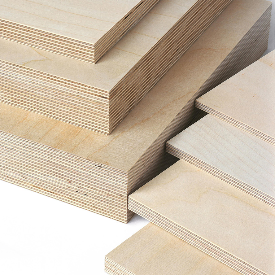 BBBB Birch Plywood Board Laminate Texture Veneer Wood Panels