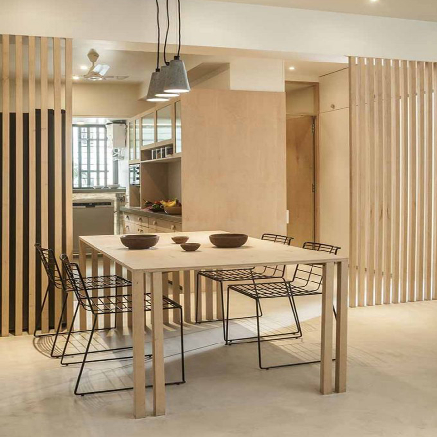 Acoustic Birch Wall Panels Wood Texture Cladding Interior Ply