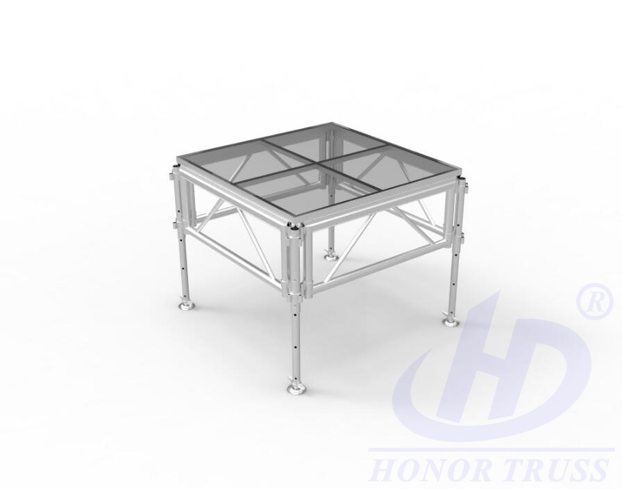 Aluminum Assembly acrylic stage Stage 1.22*1.22m