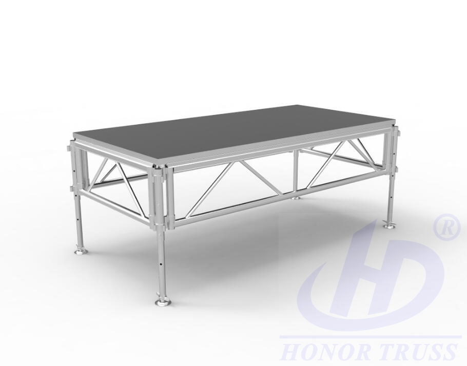4x8ft height 60 to 120CM Portable aluminum modular stage
