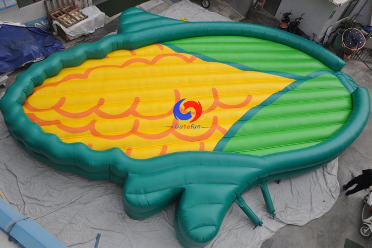 45' x 32' world largest inflatable Corn cob bounce pad