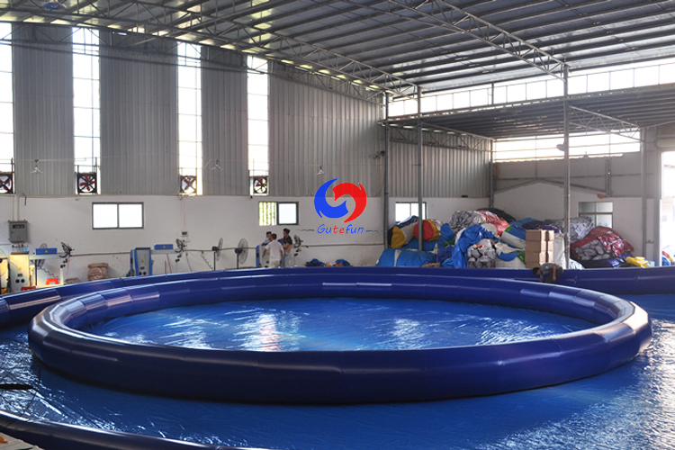 25m Dia.*0.9m deep round PVC inflatable adult swimming pool