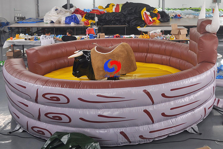 hot sale kids adult inflatable rodeo bull ride machine, mechanical bull ...