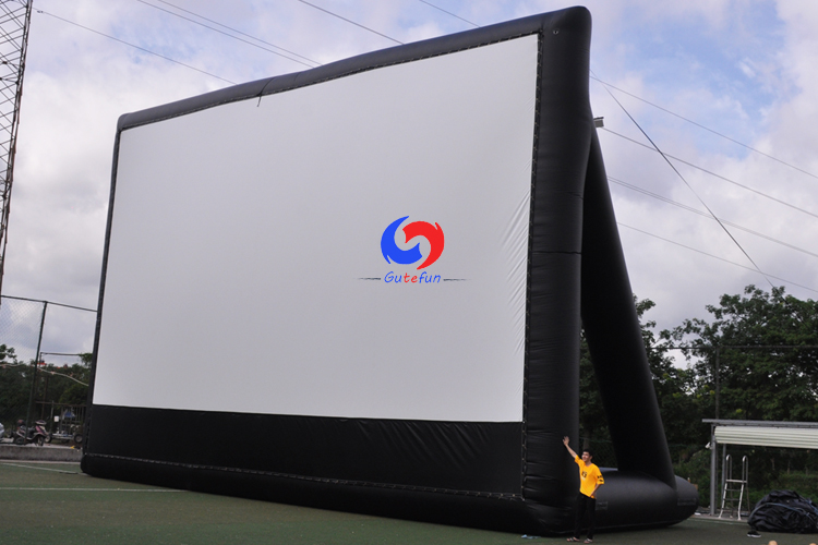 Portable outdoor festive events parties cinema screens 40ft large ...