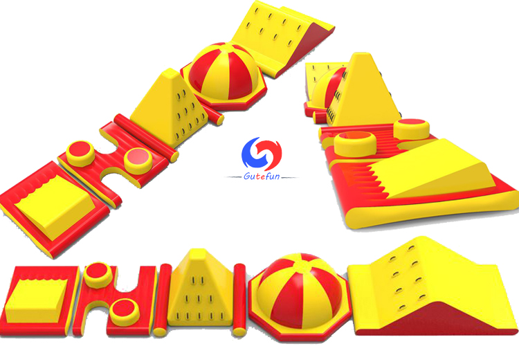 Commercial above ground swimming pool floating water park inflatable ...