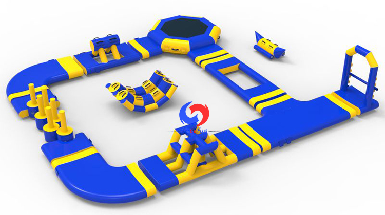 large open water beach 0.9mm PVC durable inflatable modular commercial ...